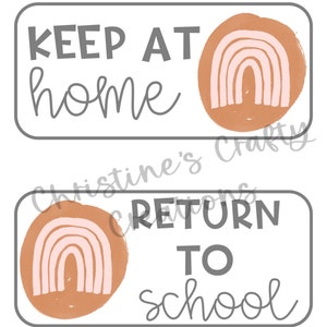 Rustic Boho Student Folder Covers L Editable - Etsy