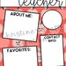 Preppy Dalmatian Meet the Teacher Page L Editable - Etsy