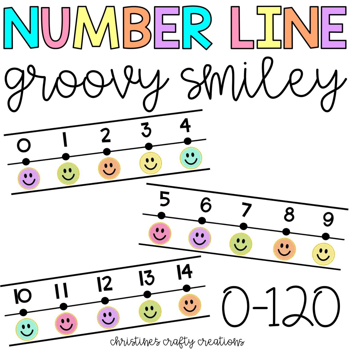 Groovy Leopard and Dalmatian Number Line Posters 0-120 - Etsy