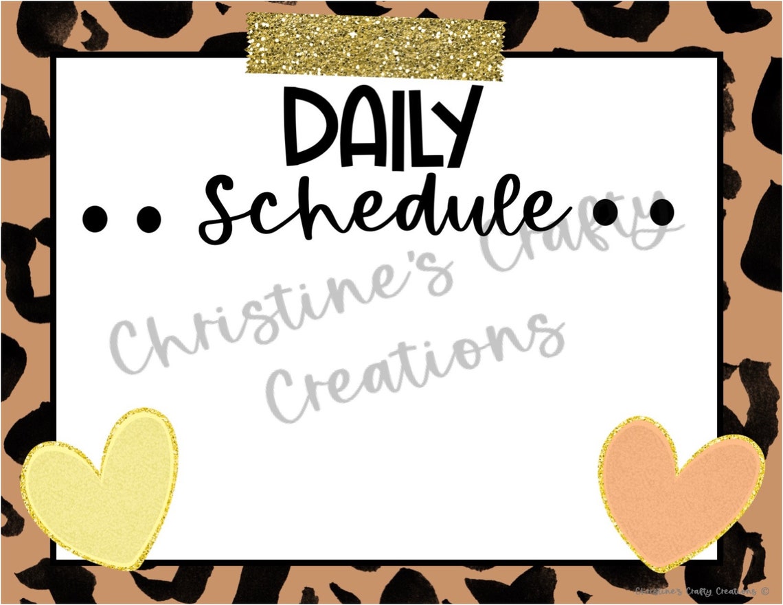 Groovy Leopard and Dalmatian Meet the Teacher Powerpoint L Editable - Etsy