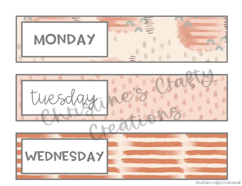 Rustic Boho 10 Drawer Labels L Editable - Etsy