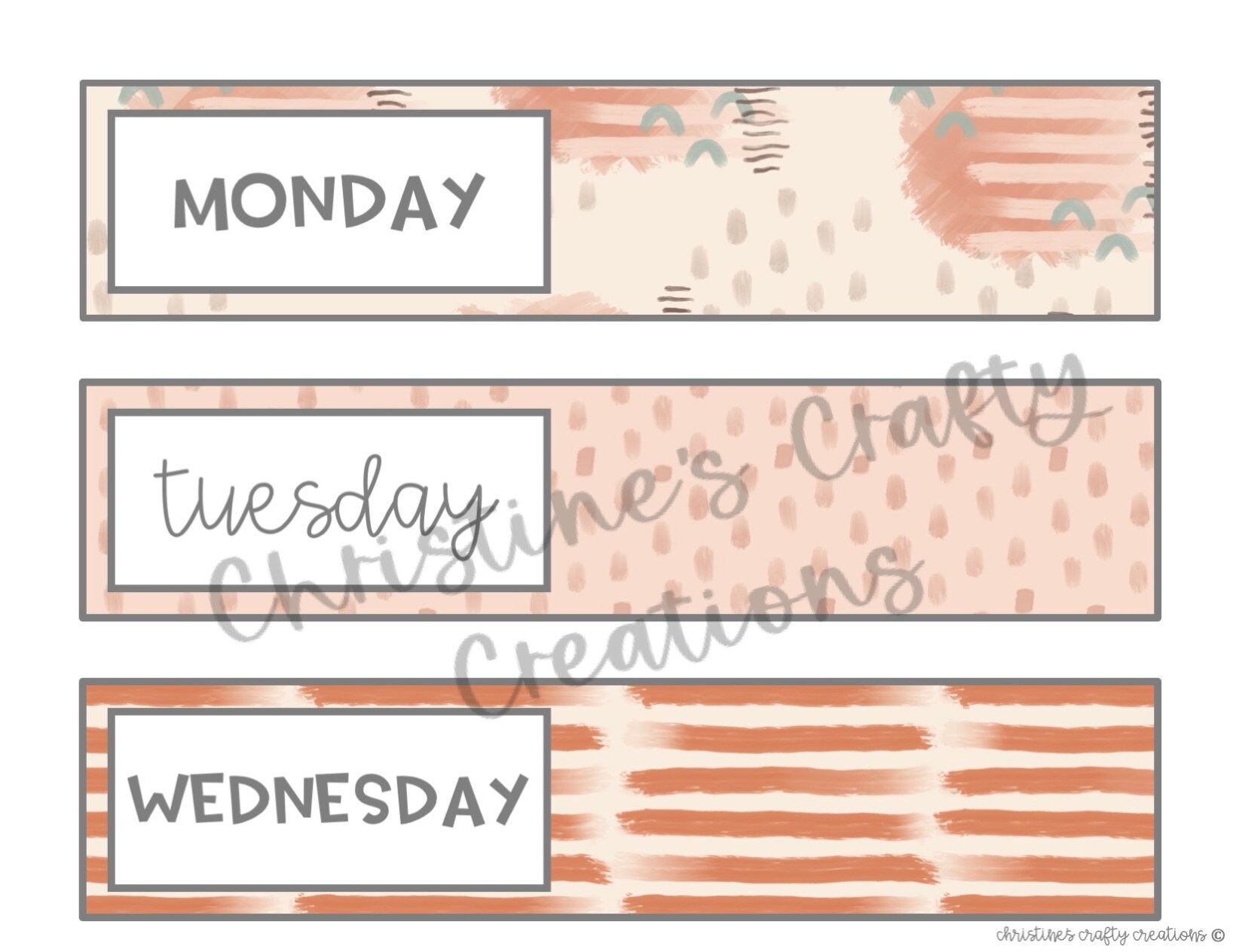 Rustic Boho 10 Drawer Labels L Editable - Etsy