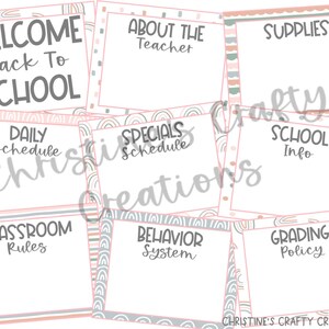 BOHO Meet the Teacher Powerpoint L Editable - Etsy