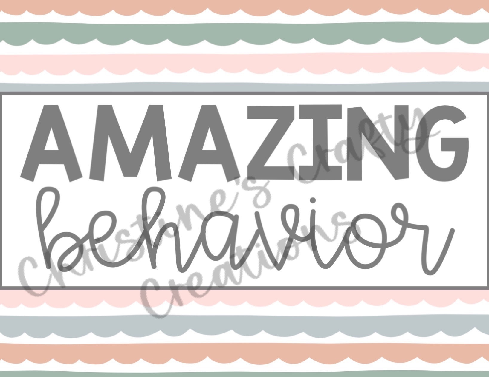 BOHO Behavior Chart L BOHO Clip Chart L Editable - Etsy