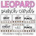 Leopard Punch Cards L Editable - Etsy