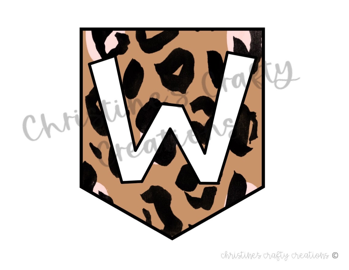 Leopard Welcome Sign L Editable Leopard Door Labels L Leopard | Etsy