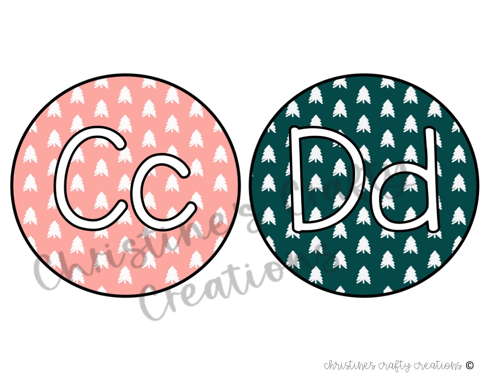 Christmas Word Wall Letters - Etsy