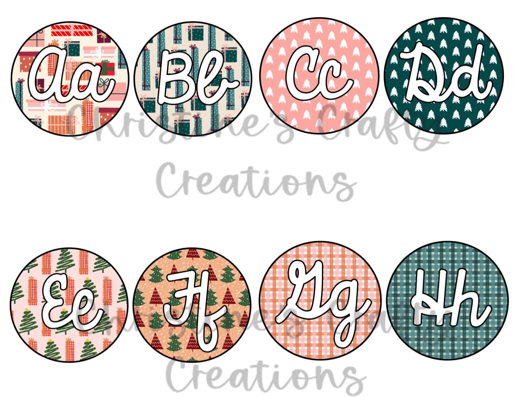 Christmas Word Wall Letters - Etsy