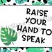 Tropical Leaves Classroom Rules Posters L Editable - Etsy