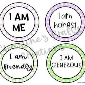 Retro Daisy Affirmation Circles L Affirmation Mirror - Etsy