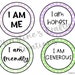 Retro Daisy Affirmation Circles L Affirmation Mirror - Etsy