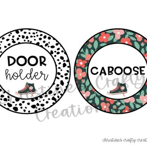 Preppy Dalmatian Class Jobs L Editable - Etsy