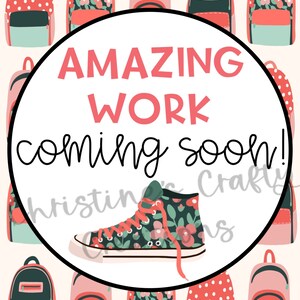 Preppy Dalmatian Amazing Work Coming Soon Posters - Etsy