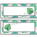 Tropical Leaves Name Tags L Editable - Etsy