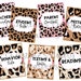 Leopard Binder Covers and Spines L Editable - Etsy