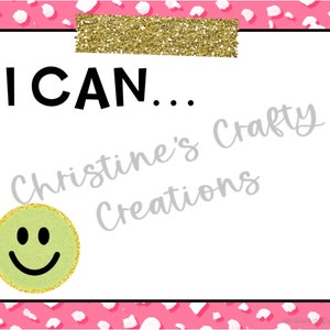 Groovy Leopard and Dalmatian Learning Targets L Editable - Etsy