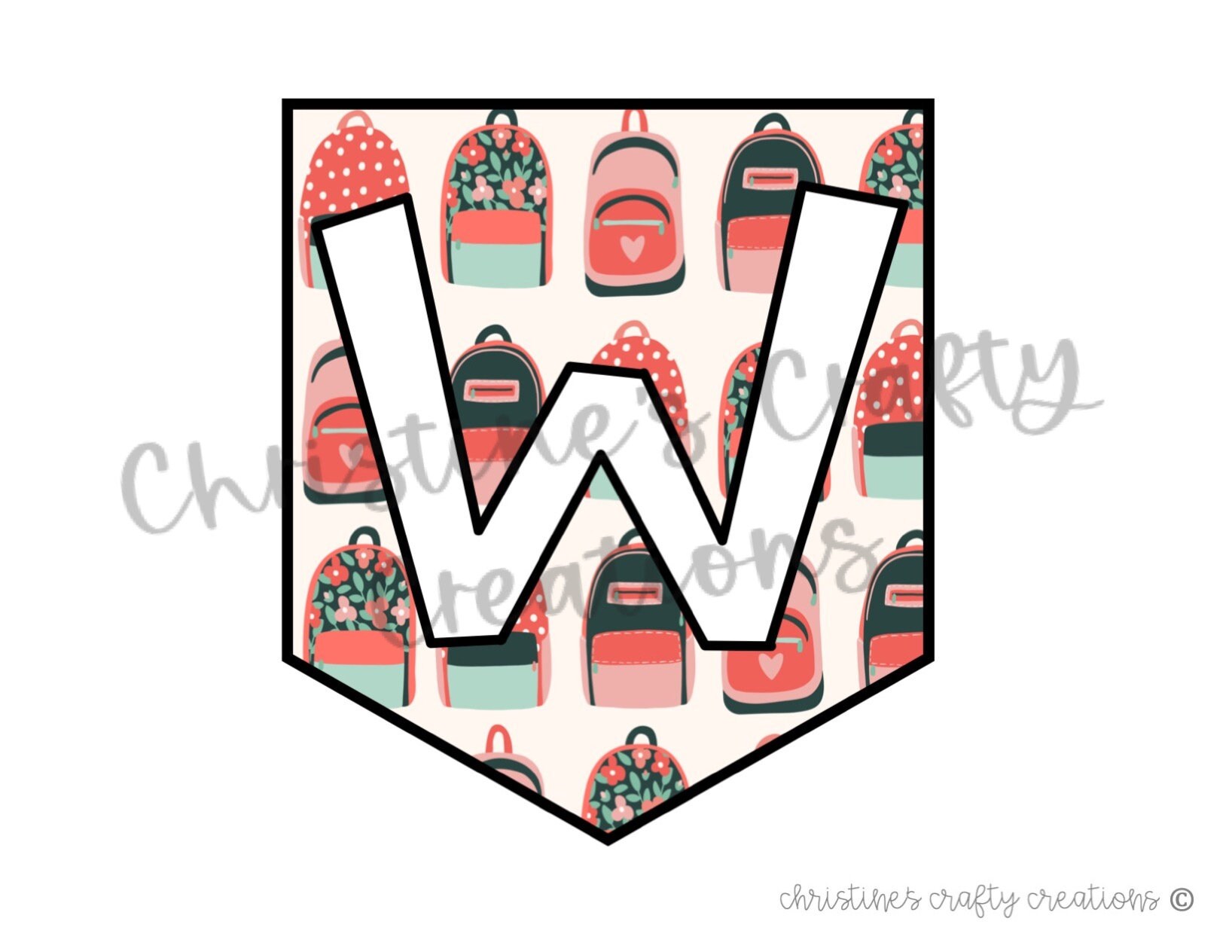 Preppy Dalmatian Welcome Sign L Editable Door Name Labels L Bulletin ...