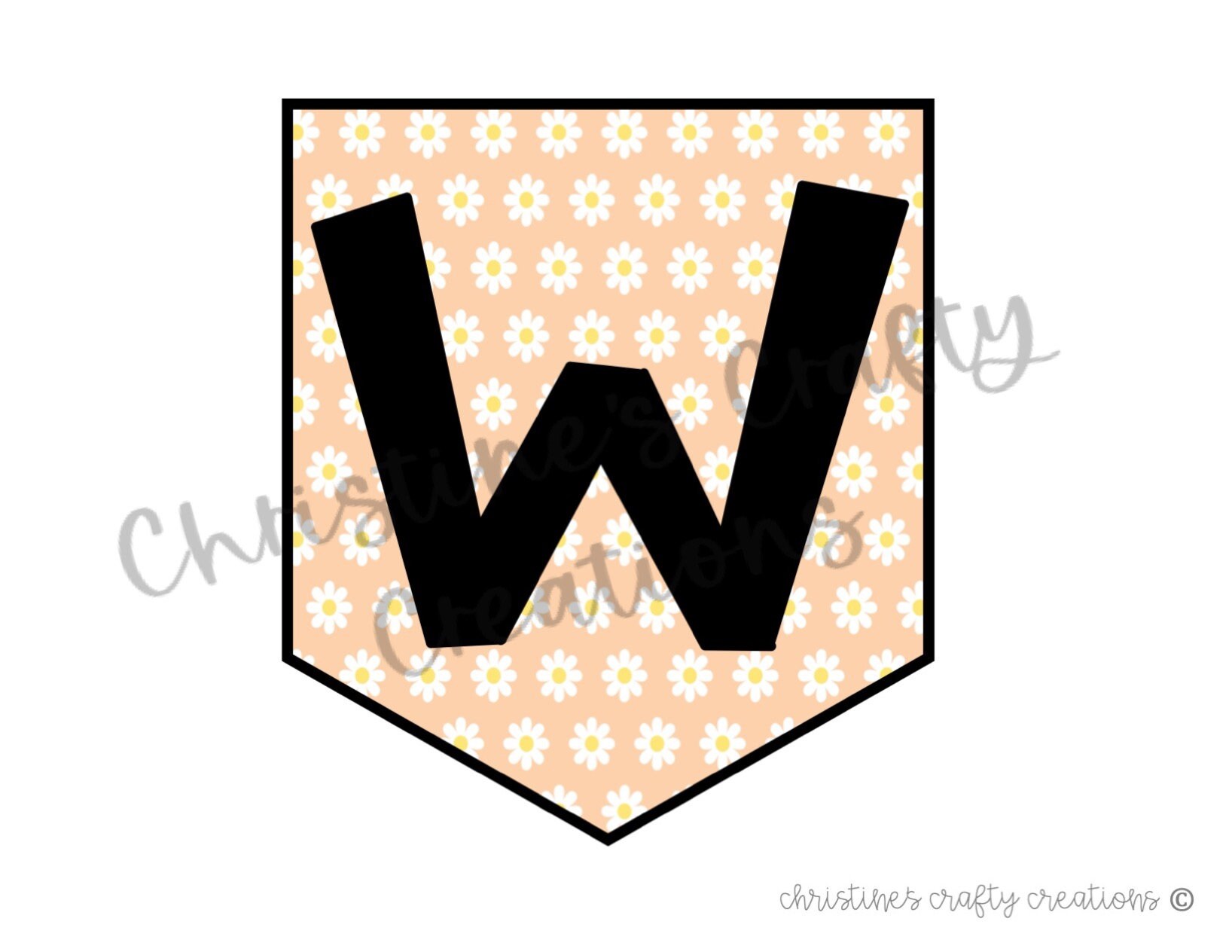 Retro Daisy Welcome Sign L Editable Door Name Labels L Bulletin Board ...