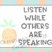 Pineapple Classroom Rules Posters L Editable - Etsy