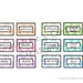 Retro Daisy Toolbox Labels L Editable - Etsy