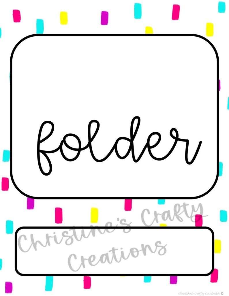 Bright Rainbow Boho Student Folder Covers L Editable - Etsy