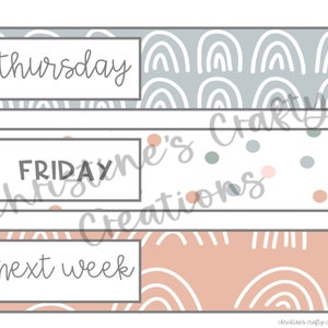 BOHO 10 Drawer Labels L Editable - Etsy