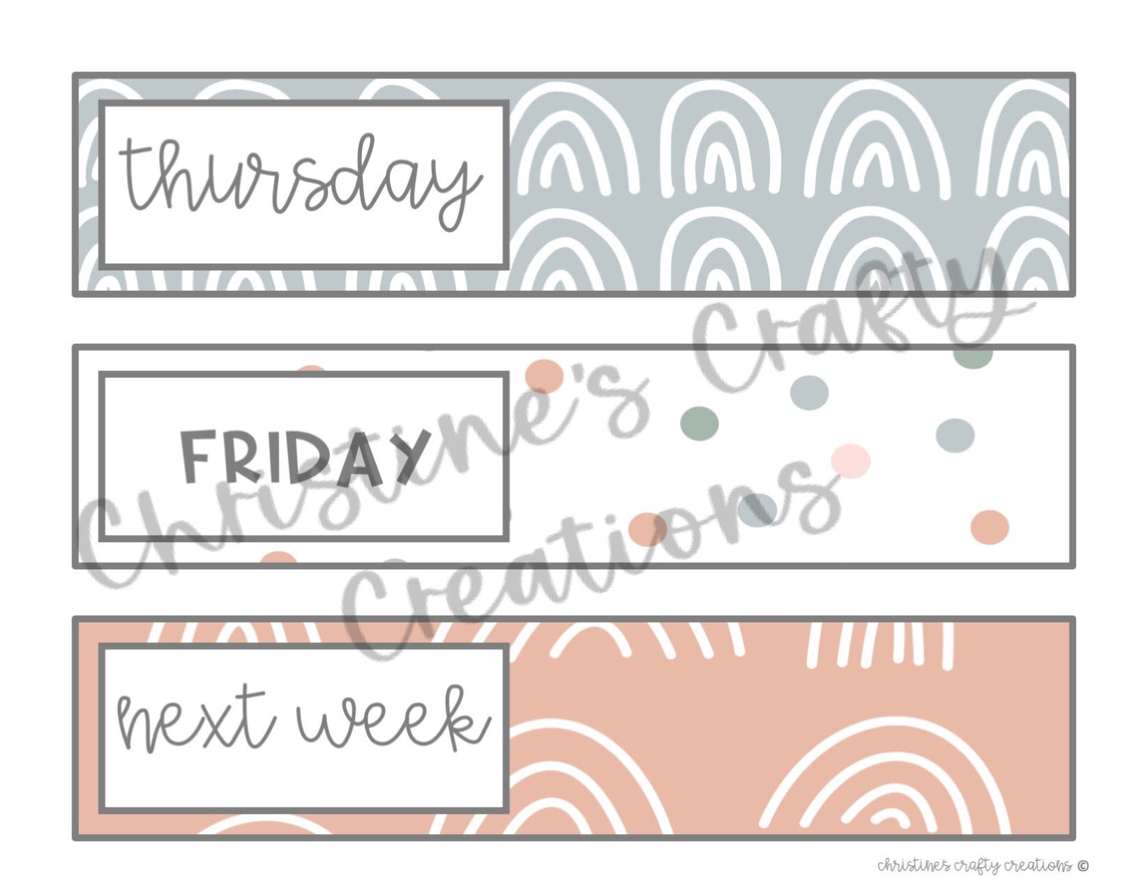 BOHO 10 Drawer Labels L Editable - Etsy