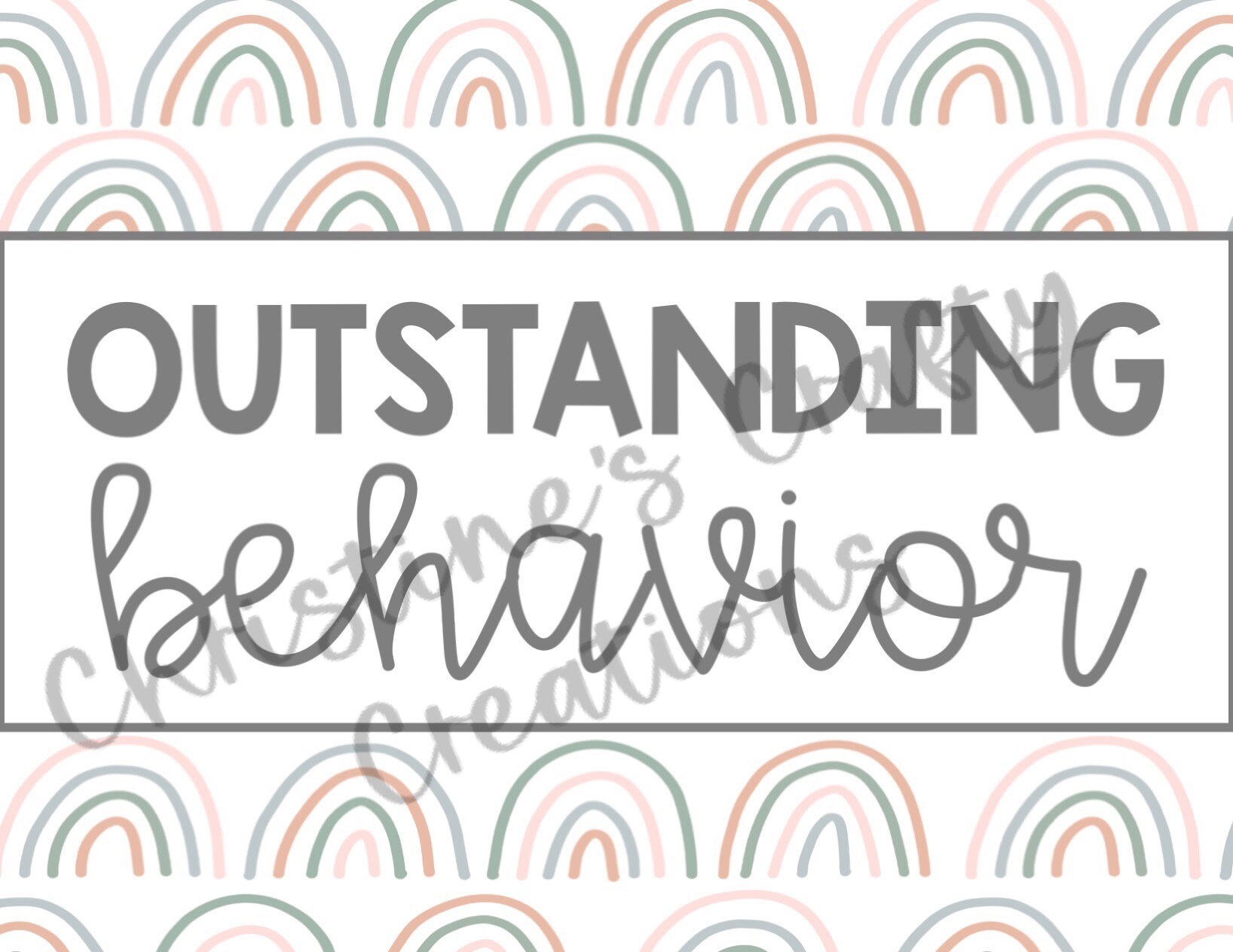 BOHO Behavior Chart L BOHO Clip Chart L Editable - Etsy