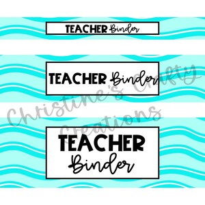 Groovy Leopard and Dalmatian Binder Covers and Spines L Editable - Etsy