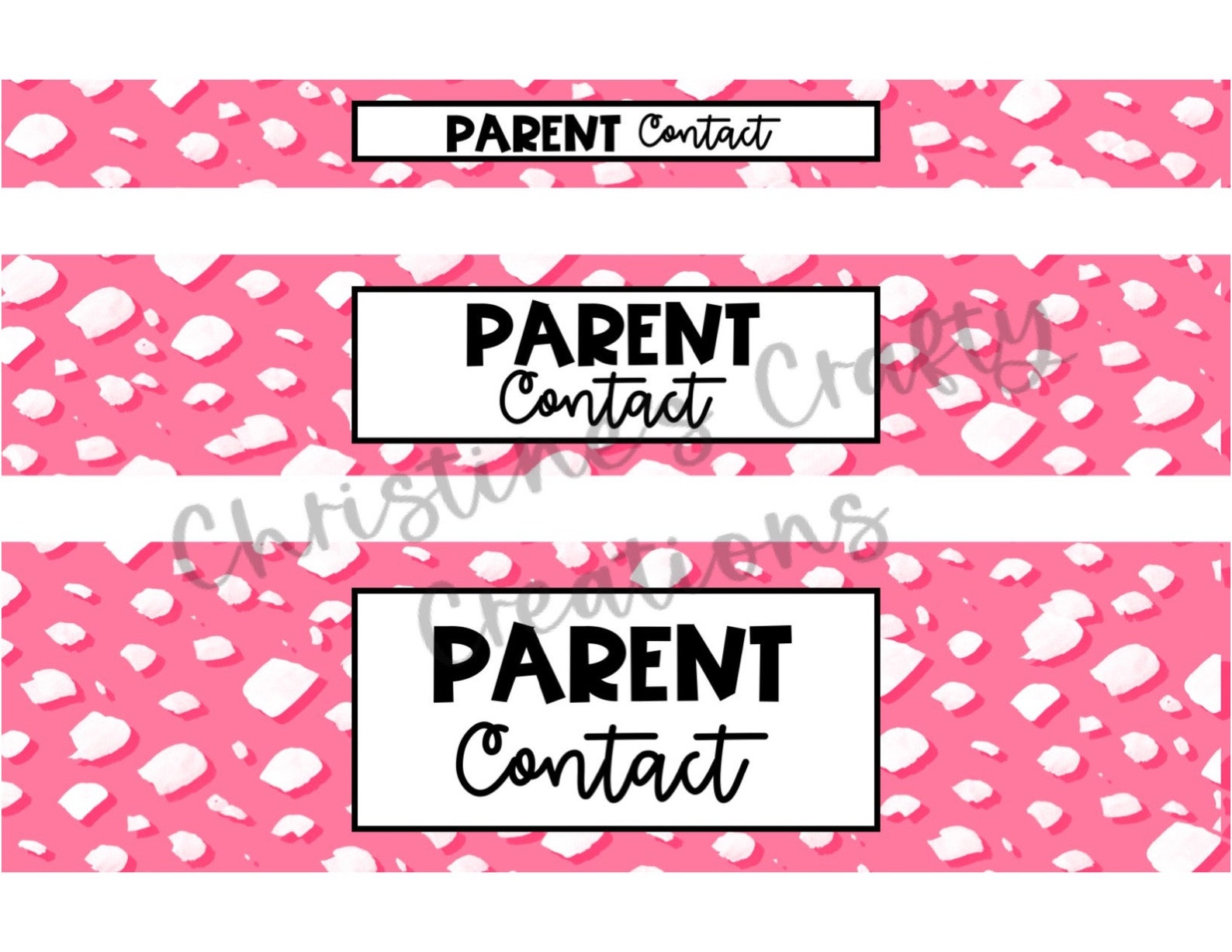 Groovy Leopard and Dalmatian Binder Covers and Spines L Editable - Etsy