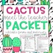 Meet the Teacher Night L Editable Forms and Materials L Cactus Theme - Etsy