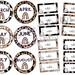 Leopard Birthday Chart Labels L Editable - Etsy
