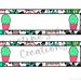Cactus Learning Targets L Editable - Etsy