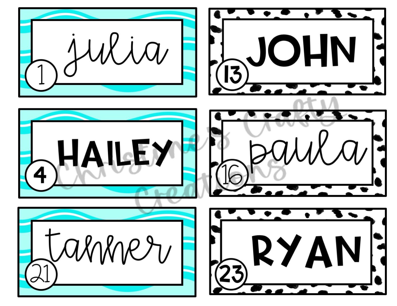 Groovy Leopard and Dalmatian Birthday Chart L Editable - Etsy