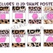 Leopard 2D Shape Posters - Etsy