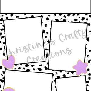 Groovy Leopard and Dalmatian Newsletter Templates L Editable - Etsy