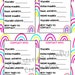 Meet the Teacher Night L Editable Forms and Materials L Bright Rainbow ...