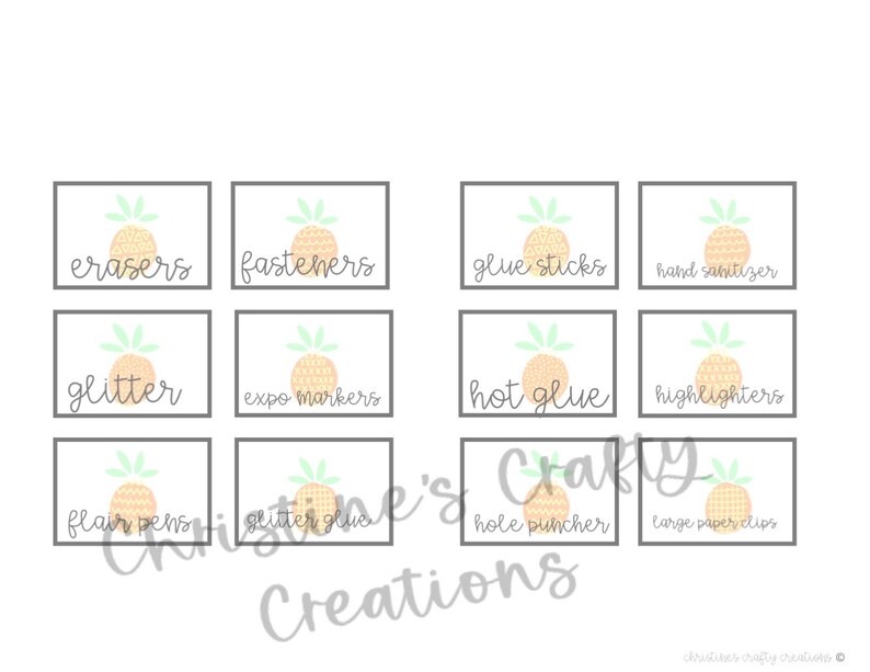 Teacher Toolbox Labels L Editable - Etsy