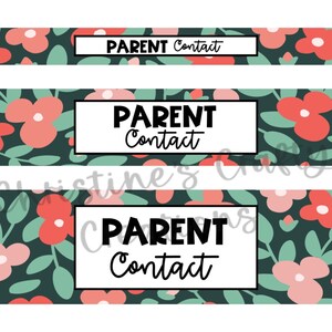 Preppy Dalmatian Binder Covers and Spines L Editable - Etsy