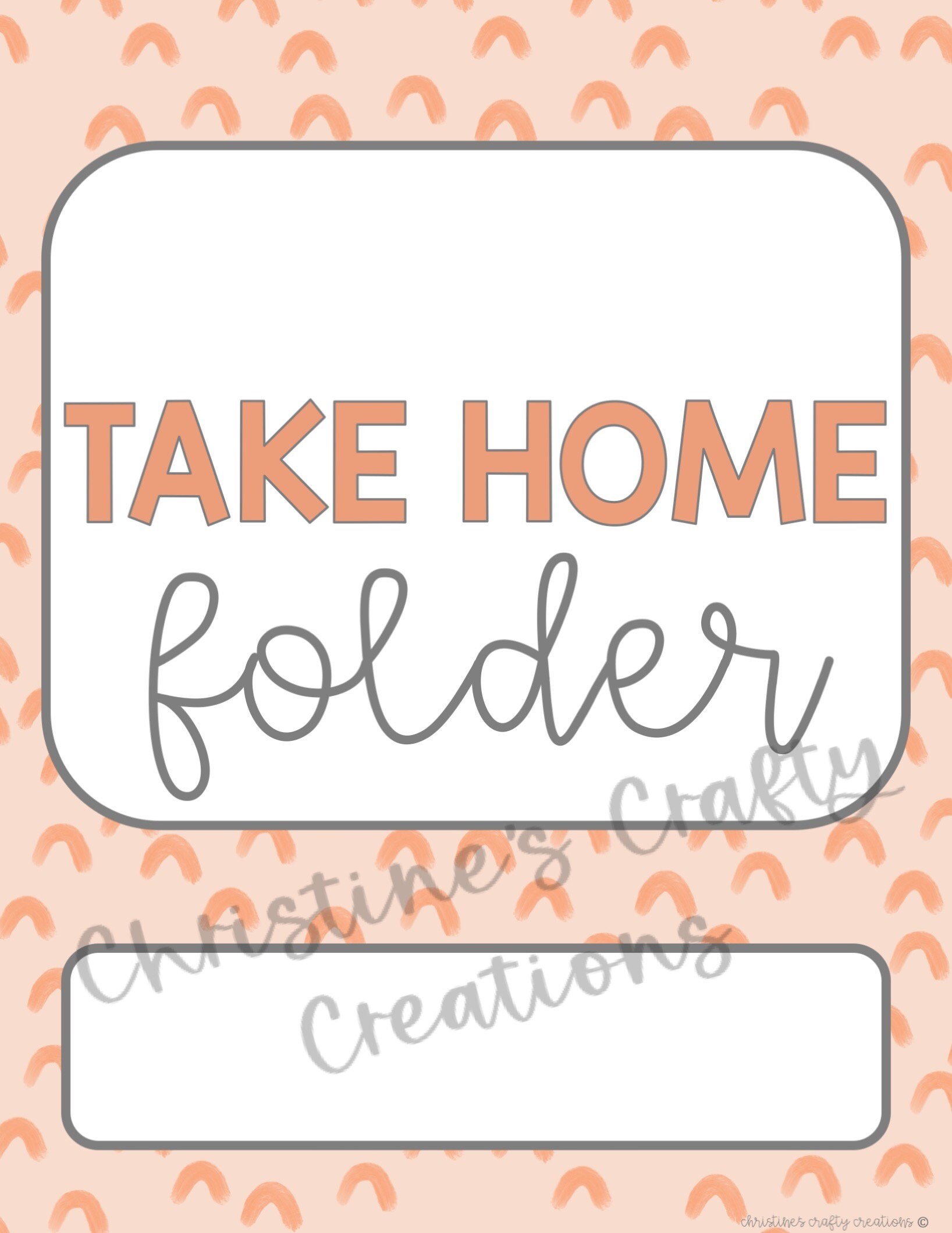 Rustic Boho Student Folder Covers L Editable - Etsy