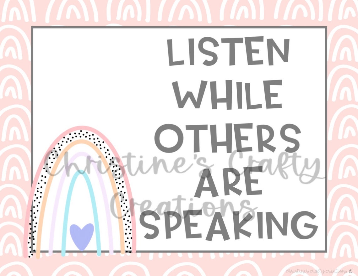 BOHO Classroom Rules Posters L Editable - Etsy UK