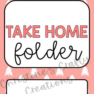 Classroom Student Folder Covers L Editable - Etsy