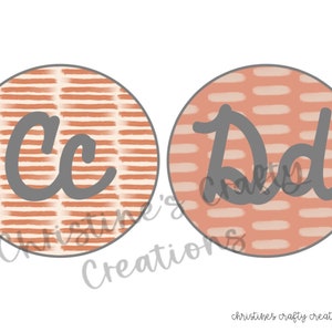 Rustic Boho Word Wall Letters - Etsy