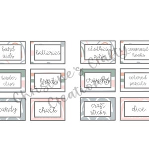 BOHO Teacher Toolbox Labels L Editable - Etsy