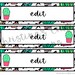 Cactus Drawer Labels L Editable - Etsy