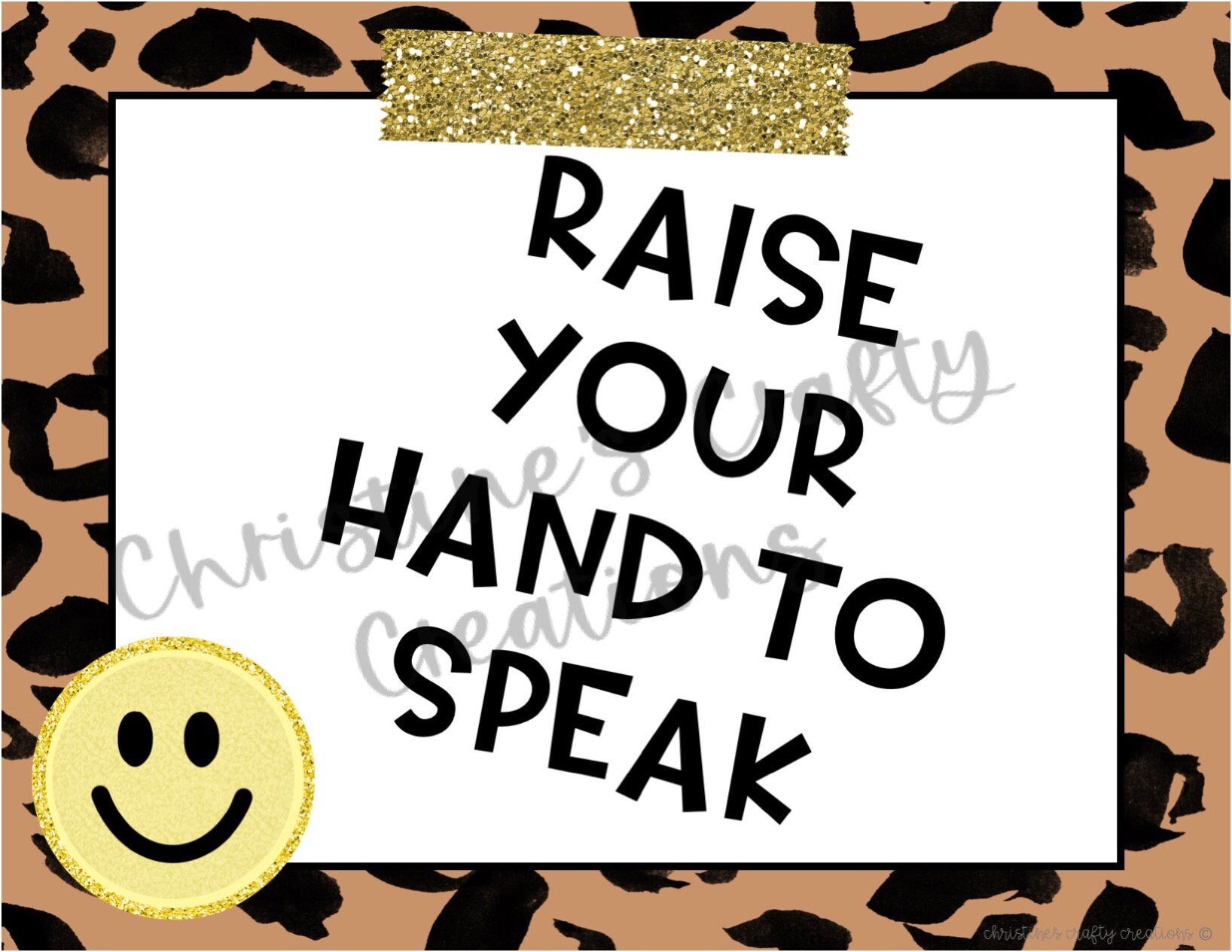 Groovy Leopard and Dalmatian Classroom Rules Posters L Editable - Etsy
