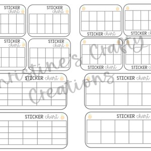 Pineapple Sticker Chart L Editable - Etsy