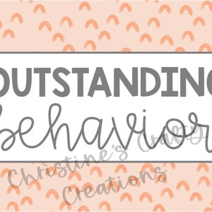 Rustic Boho Behavior Chart L Editable Clip Chart - Etsy