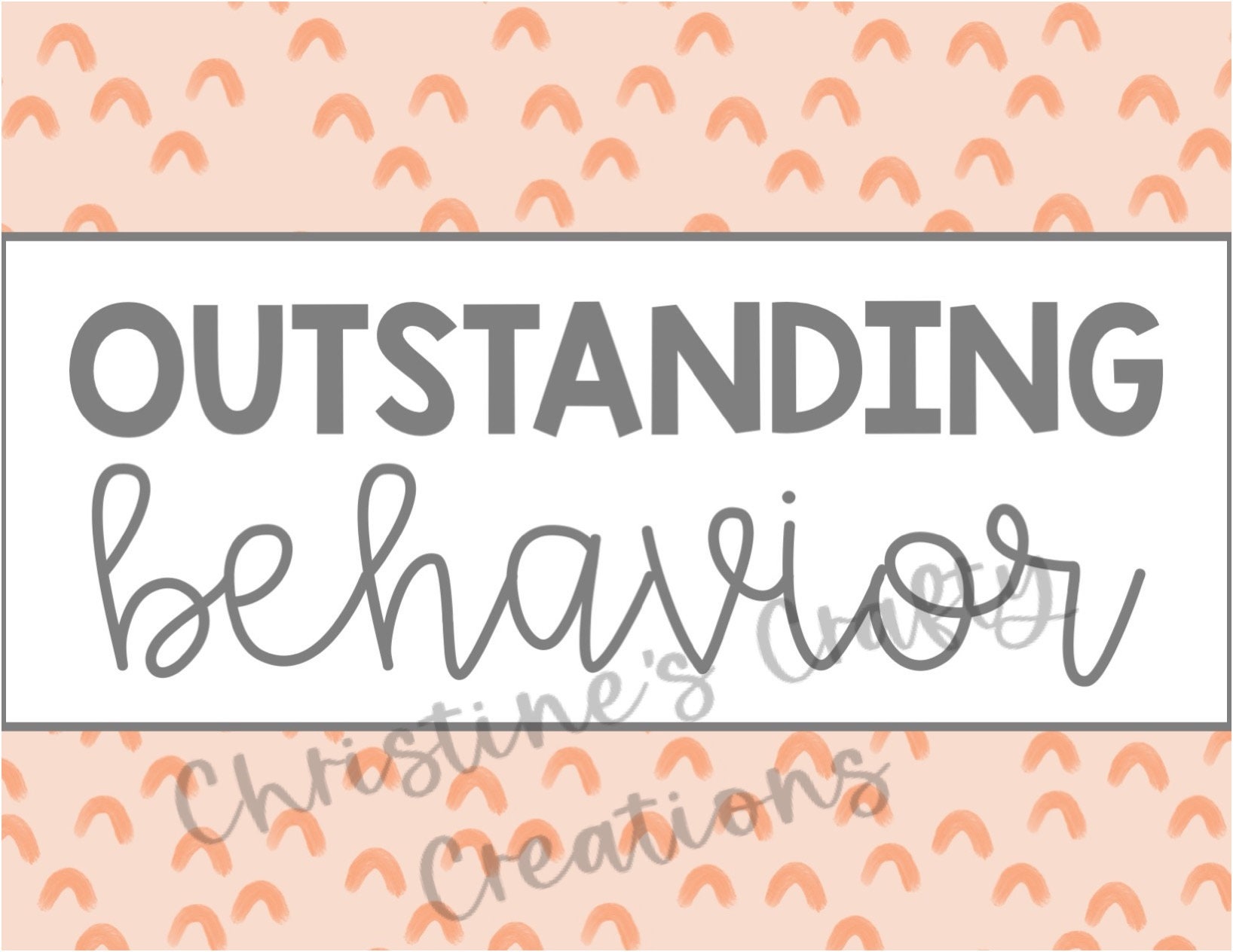 Rustic Boho Behavior Chart L Editable Clip Chart - Etsy