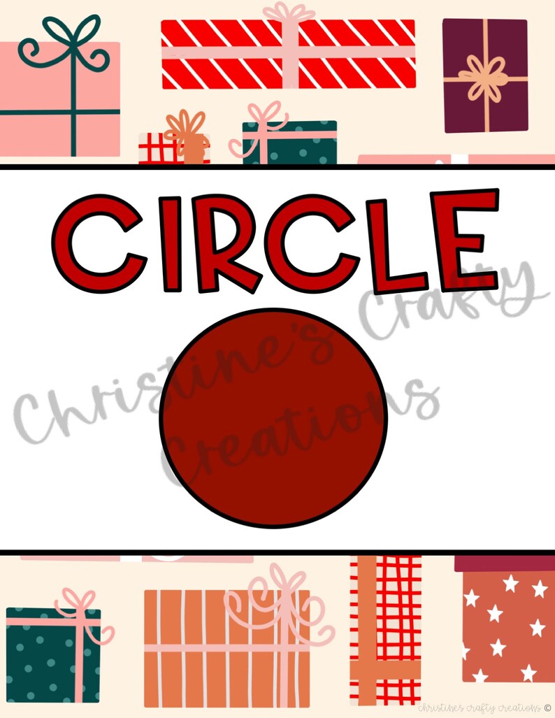 Christmas 2D Shape Posters - Etsy